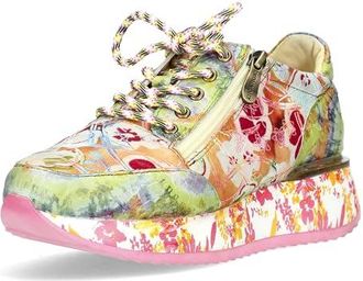 Laura Vita Chaussures à Lacets Sneaker pour Femmes Delphine 46, Pointure:37 EU, La Couleur:Vert