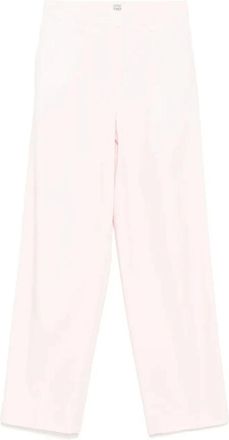 Toteme Femme, Pantalons, Rose, Taille: 38 FR Pantalon droit