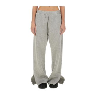 Fiorucci Wide Hosen - - Trousers - Damen - Grau - M