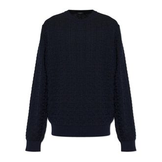 Balmain Wollpullover - - Knitwear - Herren - Blau - L