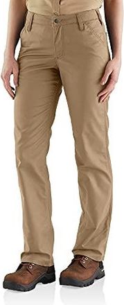 Carhartt Work in Progress Original Fit Rugged Professional Pant Pantalon dutilit&eacute; Professionnelle, Kaki fonc&eacute;, 38 Small Femme