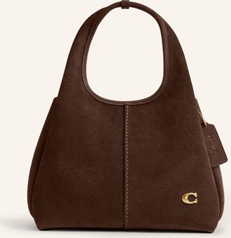 Coach Schultertasche Lana 23 braun