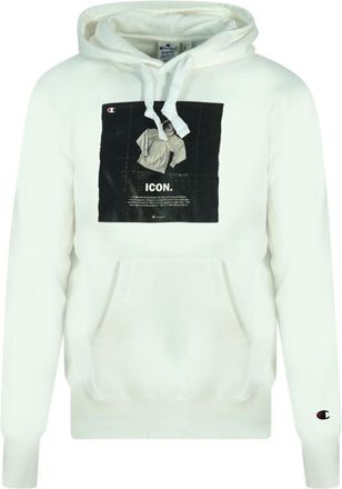 Champion Kapuzenpullover f&uuml;r Herren, Logo (Wei&szlig;)