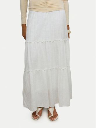 Vero Moda Maxirock Keeley 10316487 Wei&szlig; Regular Fit