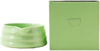 Generic Bol &agrave; matcha japonais avec bec verseur int&eacute;gr&eacute; pour verser facilement, fa&iuml;ence faite &agrave; la main con&ccedil;u pour am&eacute;liorer le plaisir du matcha pour la pr&eacute;pa