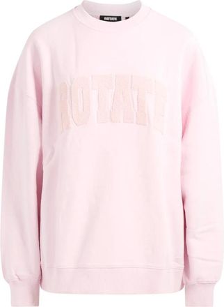 Rotate Rotate Birger Christensen, Femme, Sweatshirts et sweats &agrave; capuche, Rose, Taille: 38 FR SweaT-shirt With Maxi Logo