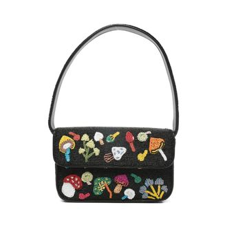 Staud Staud, Femme, Sacs, Noir, Taille: ONE Size Tommy Beaded Shoulder Bag