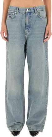 Moschino Cotton Denim Jeans - Blue