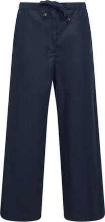 Max Mara Femme, Pantalons, Bleu, Taille: 36 FR Amedea Wide Pantalons