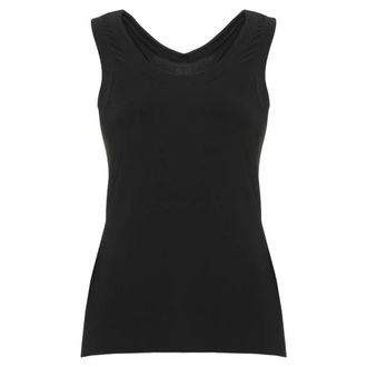 Norma Kamali Nklife Racer Tee - Femme - Tops - Noir - Taille: 38 FR