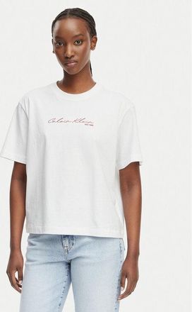 Calvin Klein Jeans T-Shirt LV047F820G Wei&szlig; Regular Fit