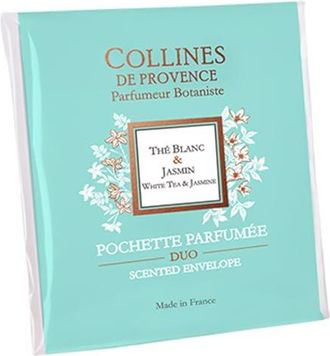Collines de Provence Pochette Parfum&eacute;e 6g Th&eacute; Blanc & Jasmin Collines de Provence