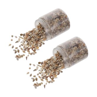 Cabilock 2 Boxen Boxen Nat&uuml;rliche Muschelf&uuml;llung f&uuml;r Epoxidharz DIY Basteln F&uuml;llmaterial Geeignet f&uuml;r Schmuck Vasen Kerzen Handwerk und Maritime Dekoration