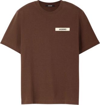 Jacquemus Homme, Tops, Brun, Taille: XL T-Chemises