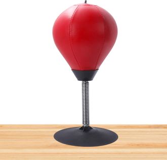 Generic Fun Punch Bag - Langlebige PVC-Schlagball, Federbelasteter Saugnapf St&auml;nder, Aufblasbarer Stress Buster, Tragbares Boxtrainingspielzeug | F&uuml;r Kinder J