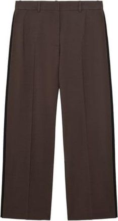 Loewe Pantalon fluide en laine m&eacute;lang&eacute;e