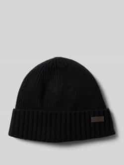 Barbour Beanie aus Woll-Mix Modell CARLTON
