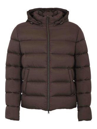 Herno Blouson Rembourr&eacute; - Marron Fonc&eacute;