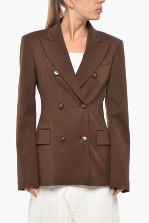 Andamane Doppelreihiger Blazer SHANNON aus Wollmischung The Andamane