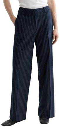 Scotch & Soda Edie Pants Pantalon, Bleu Nuit &agrave; Rayures, 27W / 30L Femme