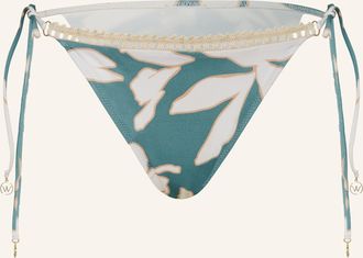 Watercult Watercult Triangel-Bikini-Hose Floral Abstract blau