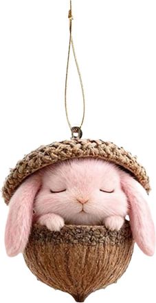 Generic Animal Ornaments for Christmas Tree | 2D Acrylic Cute Animal Acorn Decoration,Christmas Tree Decorations - for Home Winter Party Wall Window Farmhouse