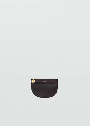 Mango Mini porte-cartes avec perles fantaisie chocolat - Femme - Taille unique - MANGO