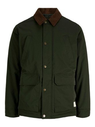 Jack & Jones Fieldjacket JORNORREBRO PADDED BARN JACKET SN Kunstfaser, mit Knopfleiste