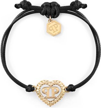 Philipp Plein Armband PHILIPP PLEIN Plein Rocked Heart PJZEA09BU Schwarz