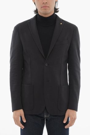 Corneliani CC COLLECTION Sakko aus Wollmischung, ungef&uuml;ttert, mit zwei Schlitzen Corneliani