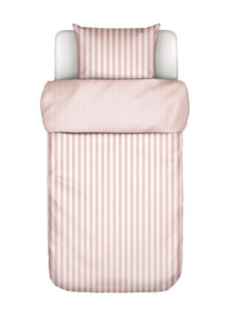 Marc O'Polo Bettw&auml;sche Classic Stripe Rose Smoke, 135x200 + 1x 80x80 cm - 100% Bio-Baumwollsatin 200TC - Streifen