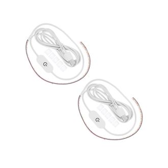 IFUNDOM 2 St&uuml;ck USB LED Lichtleiste 2m Selbstklebend mit 5 V USB Anschluss Kaltwei&szlig; 6500 K Tragbares N&auml;hmaschinen und Arbeitsplatzlicht