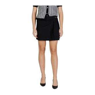 Only Only, Femme, Jupes, Noir, Taille: 30 FR Polyester Zip-Fastening Skirt