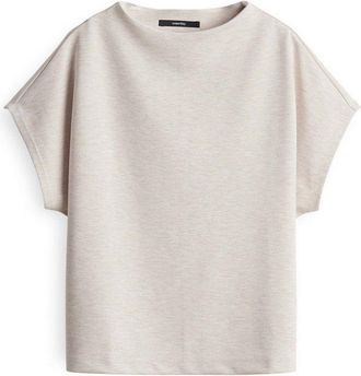 someday Kurzarmshirt KALENE Regular in M&eacute;lange lockere Passform, O-Form, M&eacute;lange-Effekt