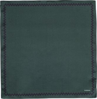 Fursac Pochette en twill de soie - Taille Unique - Homme