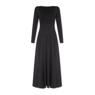 Emporio Armani Femme, Robes, Noir, Taille: 40 FR Long Maxi Dress