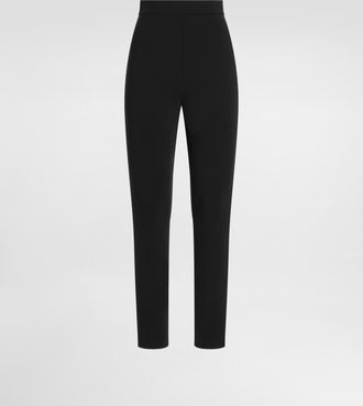 Dolce & Gabbana Leggings Aus Punto-milano-jersey - Frau Hosen Und Shorts Schwarz Viskose 50