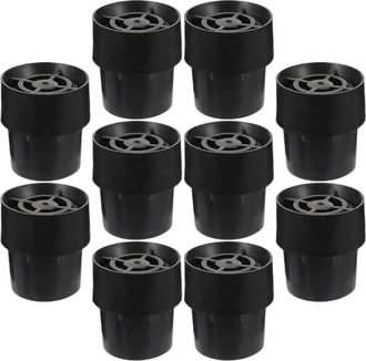 SOLUSTRE 10 St&uuml;ck rutschfeste Gummi Trampolin Beinkappen Verschlei&szlig;feste M&ouml;belbeinpolster f&uuml;r Trampolin und M&ouml;belbeine Ger&auml;uschd&auml;mpfende Outdoor Abdeckungen