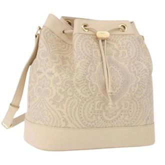 Valentino Pre-owned Leder Schultertasche - - Pre-owned - Damen - Beige - ONE SIZE