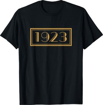 Champion Goldener Fan, Grafikdesign der Yellowstone-Saison 1923 T-Shirt