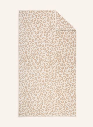 Caw&Ouml; Duschtuch Two-Tone Leo beige