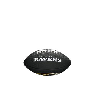 Wilson American Football MINI NFL TEAM SOFT TOUCH, Soft Touch-Mischleder, Schwarz