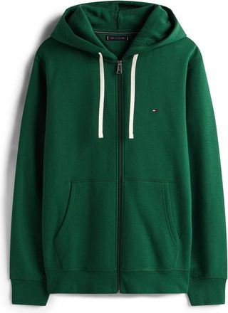 Tommy Hilfiger Softer Hoodie mit Zip und Flag-Stickerei in