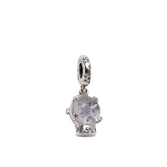 Pandora Femme, Accessoires, Gris, Taille: ONE Size Charme d&eacute;tachable boule &agrave; neige flocon de neige