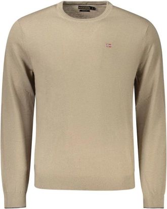 Napapijri Homme, Pulls, Brun, Taille: S Pull Homme en Laine Marron