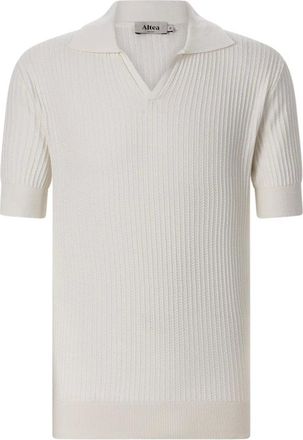 Altea Homme, Pulls, Blanc, Taille: XL Maille encolure en V