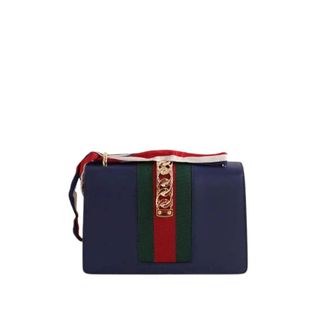 Gucci Pre-owned Sylvie Schultertasche - - Pre-owned - Damen - Blau - ONE SIZE