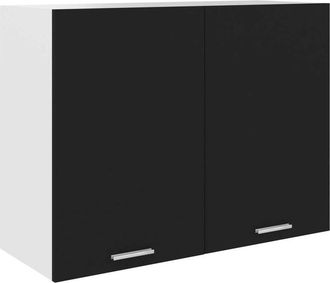 Les Tendances Meuble haut de cuisine Noir 80x31x60