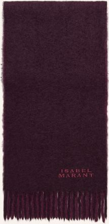 Isabel Marant Marant Étoile Schal Firna Aus Alpaka lila