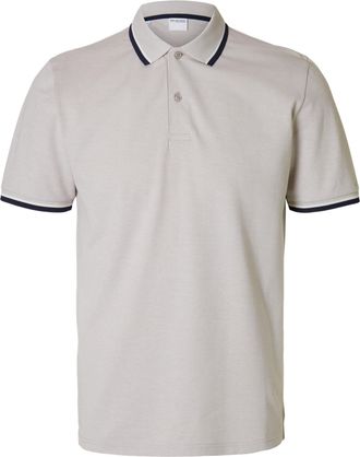 Selected Herren Slhslim-Atlas Sport Ss Polo, Pure Cashmere, S EU